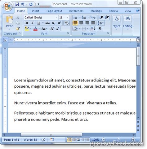 How To Insert Lorem Ipsum Text Into Microsoft Word 2010 And 2007
