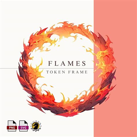 Dandd Token Border For Dungeons And Dragons Tabletop Rpg Roll20 Vtt