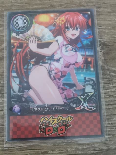 High School Dxd Inspired Acg Beauty Sexy Waifu Card Rias No 1 Fan