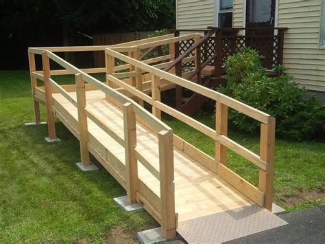 How To Build A Temporary Wooden Wheelchair Ramp Twigandthistle