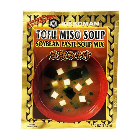 Kikkoman Tofu Miso Soup Mix 110oz 312g Tofu Miso Soup Miso Soup