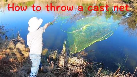 How To Throw A Cast Net By 8 Year Old Youtube