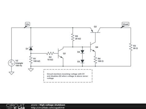 High Voltage Shutdown Circuitlab
