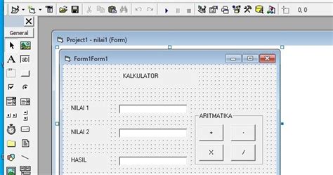 Langkah Langkah Membuat Program Kalkulator Di Visual Basic 6 0