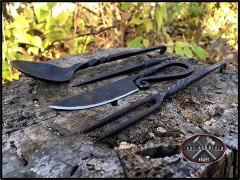 Hand Forged Camp Utensils Hand Forged Knives And Handmade Specialty Items