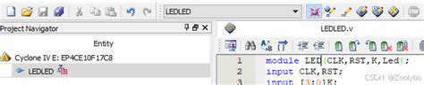 Fpga 使用quartus Ii报错top Level Design Entity ““ Is Undefinedtop Level