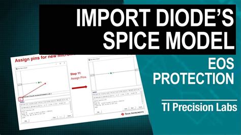 Import Diodes Pspice Model Into Tina Youtube