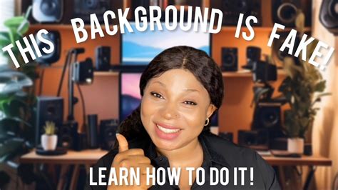 LEARN HOW TO MAKE FAKE YOUTUBE STUDIO BACKGROUNDS YouTube