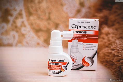 Спрей для горла Стрепсилс интенсив - «Спрей Стрепсилс Интенсив ...