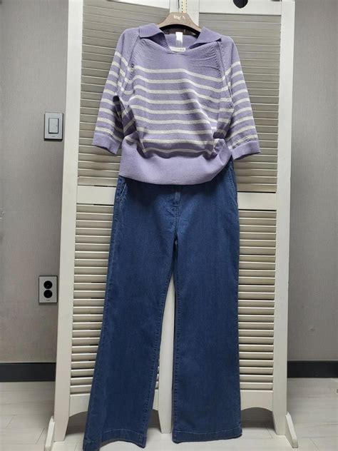 라삐아프 와이드 청바지 2022년출시제품 세컨웨어 헬로마켓