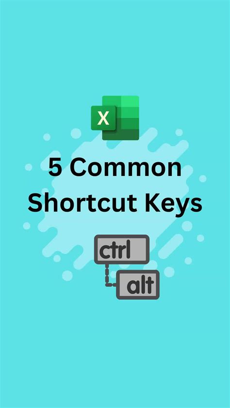 5 Common Shortcut Keys In Excel Shorts By Excelsirji
