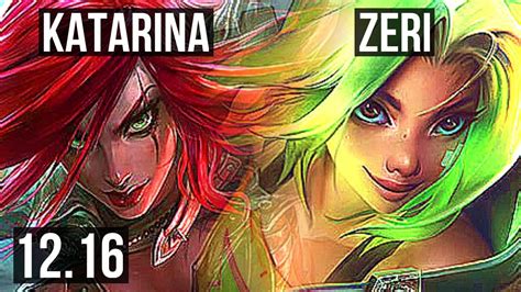 Kata Vs Zeri Mid 15 Solo Kills 17m Mastery Legendary 2979