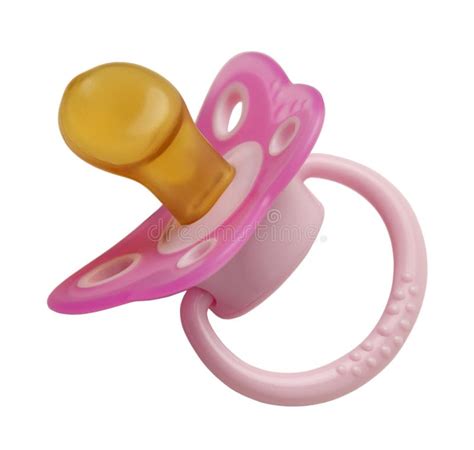 Pink Pacifier Stock Image Image Of Outline Object Binky 36269383