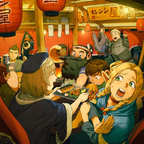 Izutsumi Dungeon Meshi мир аниме сообщество фанатов картинки гифки прикольные