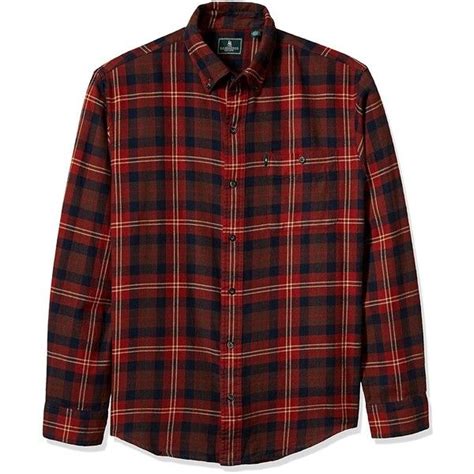 Gh Bass Co Mens Long Sleeve Fireside Plaid Flannel Shirt £15