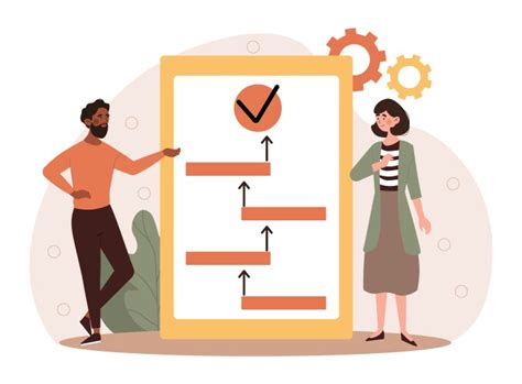 Procedure And Workflow Planning Process Royalty Free Vector