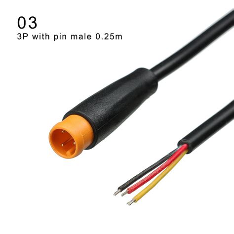 Black Optional Cable For Ebike Bafang Ebike Accessories Base Connector