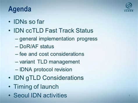 1 IDN TLD Progress Veni Markovski Manager Regional Relations CcTLD