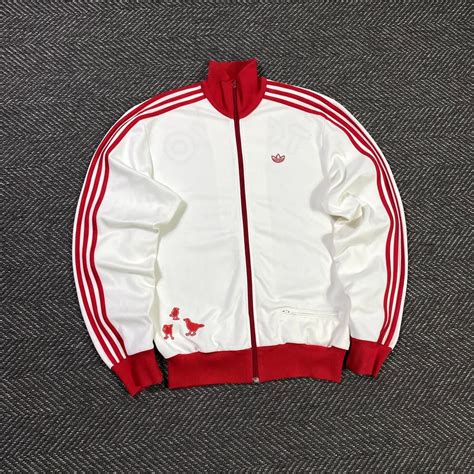 06s 아디다스 파이어버드 도쿄 백 로고 져지 자켓 M 후루츠패밀리