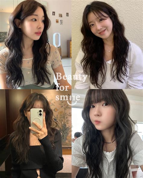 히피펌 젤리펌 레이어드펌 긴머리펌 뷰티포스마일 각자 기장과 추구미에 맞춰서 디자인되는 위티펌 🩰 모질과 모량에 맞게 상담 후 진행되니 아무 걱정마세요 🫶🏻 히피펌