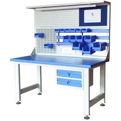 Brahmand Rectangular Heavy Duty Workstation Assembly Table For