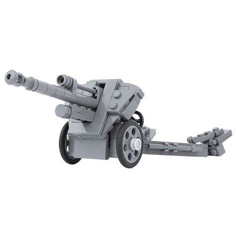 United Bricks Ww2 German Artillery Set 105 Cm Lefh 18 War Brick