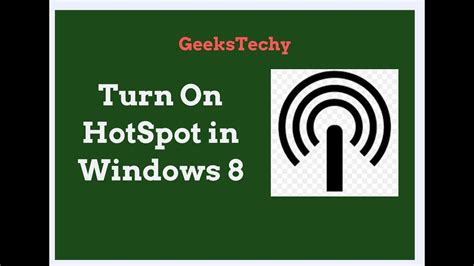 Enable HotSpot In Windows How To Enable Hotspot In Windows GeeksTechy CricKhelo YouTube