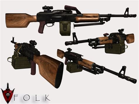 Second Life Marketplace Pk Machine Gun Folk