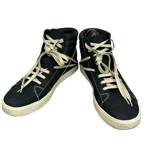 Rick Owens リックオウエンス Faded Geothrasher Sneaker Black Commandenter