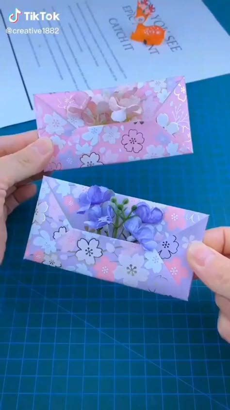 How To Make A Heart Envelope Origami Art Origami Envelope Easy Paper Crafts Diy