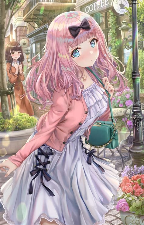 Fujiwara Chika And Iino Miko Kaguya Sama Wa Kokurasetai Tensai Tachi No Renai Zunousen Drawn