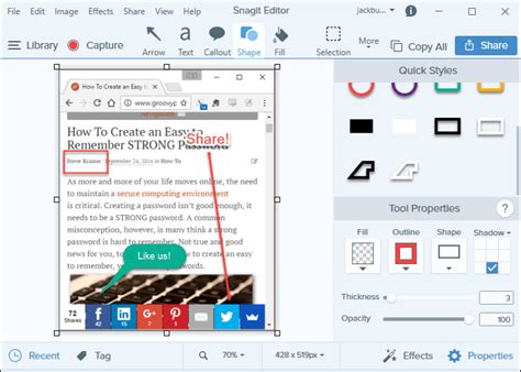 Techsmith Snagit 13 Review Still The Best Screenshot Capture And Editing Tool Available