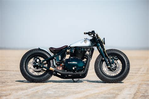 Royal Rigid Enfield 650 Bobber By Rajputana Customs Pipeburn