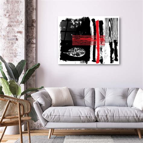 Ivy Bronx Abstract Leaf And Wood Textures Acrylic Plexiglass Graphic