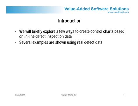 Control Charts For Semiconductor Defect Management Ppt