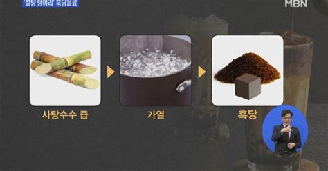 흑당음료는 건강한 당한 잔에 각설탕 14개