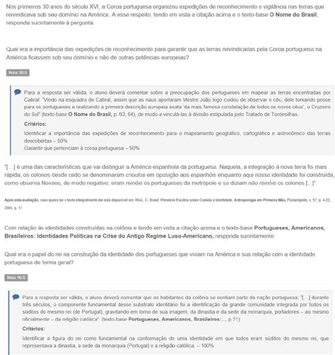 Discursiva Historia E Historiografia Do Brasil Colonial Gabarito