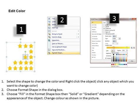 PowerPoint Slide Diagram Stars Ppt Layout