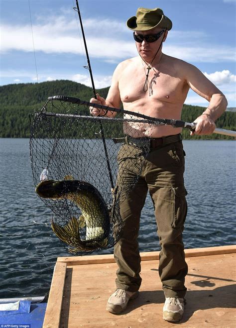 Unbothered Russian President Putin Goes Shirtless As He Holidays In