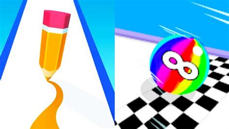 Juice Run 3D Slinky Hop Count Master Giant Rish Pencil Run Ball
