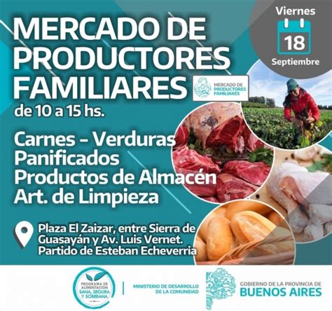 LLEGA EL MERCADO DE PRODUCTORES FAMILIARES EN ESTEBAN ECHEVERRÍA