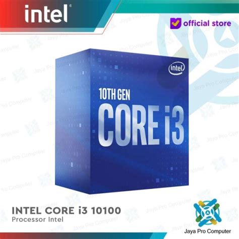 Promo Processor Intel Core I3 10100 Box Comet Lake Socket Lga 1200