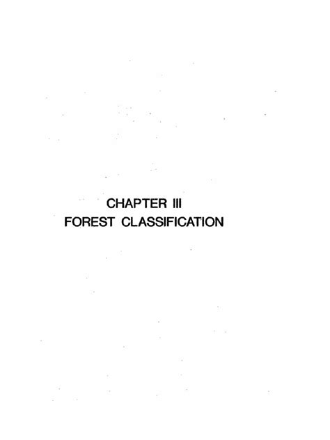 Forest Classification Pdf Forests Taxonomy Biology