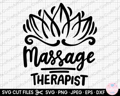 Massage Therapist Svg Png Massage Therapie Svg Png Etsy