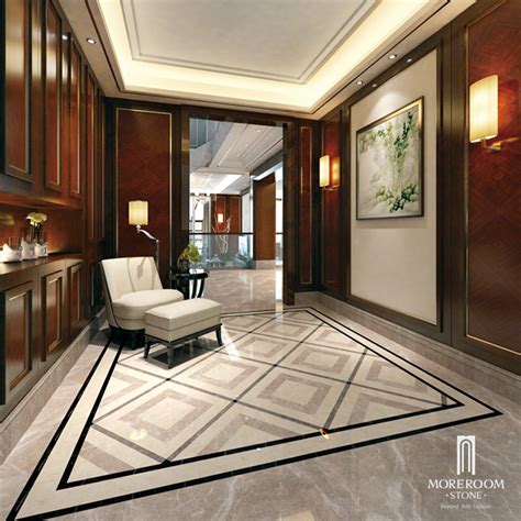 Waterjet Marble Floor Pattern Marble Flooring H And M Home