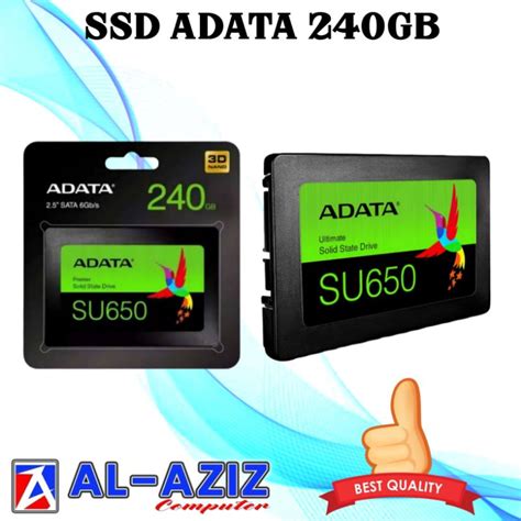 Jual Ssd Sata Adata 240gb Su650 Resmi Shopee Indonesia