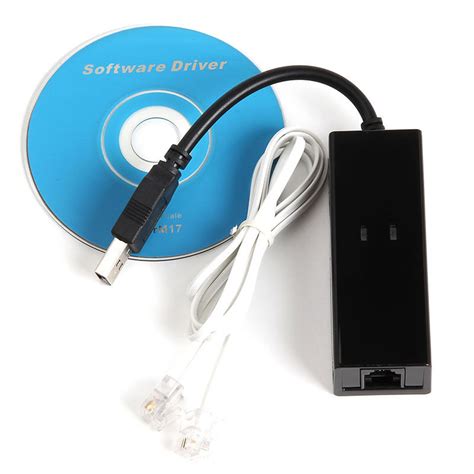 فکس مودم اکسترنال Usb دیال آپ Dial Up چیپ Conexant D400 فانوس