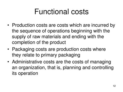 PPT Cost Classification PowerPoint Presentation Free Download ID