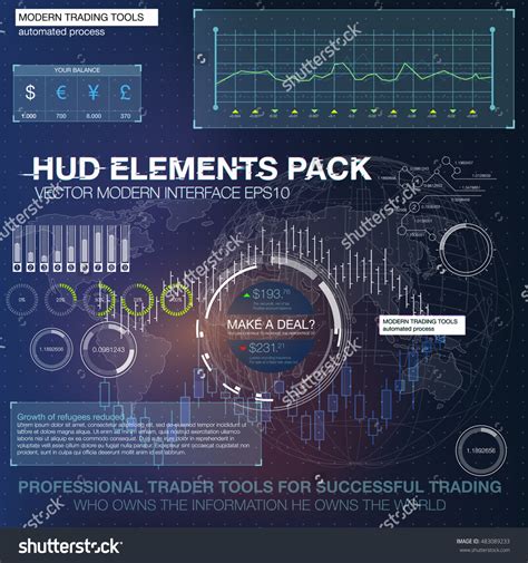 Set Graphs Charts Statistic Data Information Stock Vector Royalty Free 483089233 Shutterstock