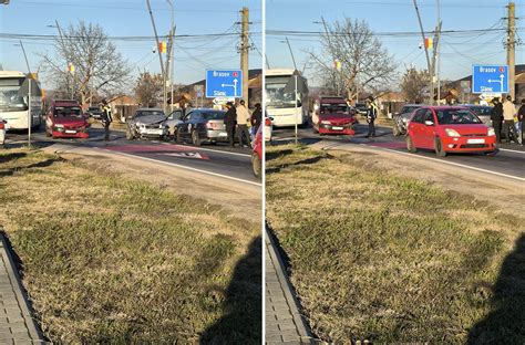 Accident pe DN 1A la Lipănești Trei mașini au fost implicate FOTO